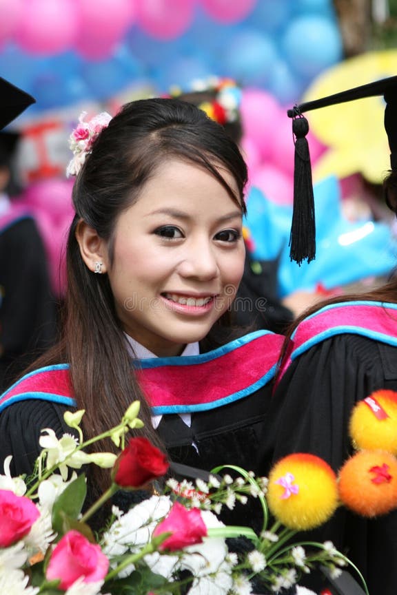 Asian graduate. stock image. Image of docorate, degree - 11020793