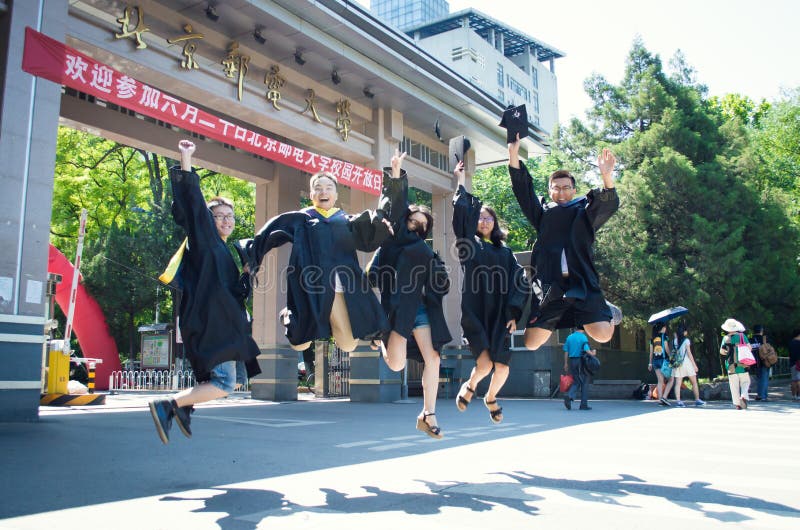 Asian Graduation picture 2 editorial stock photo. Image of females ...