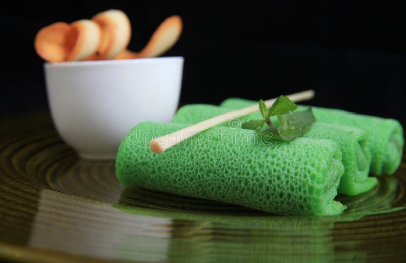 Asian green spring roll stock photo. Image of asian, restaurant - 19599706