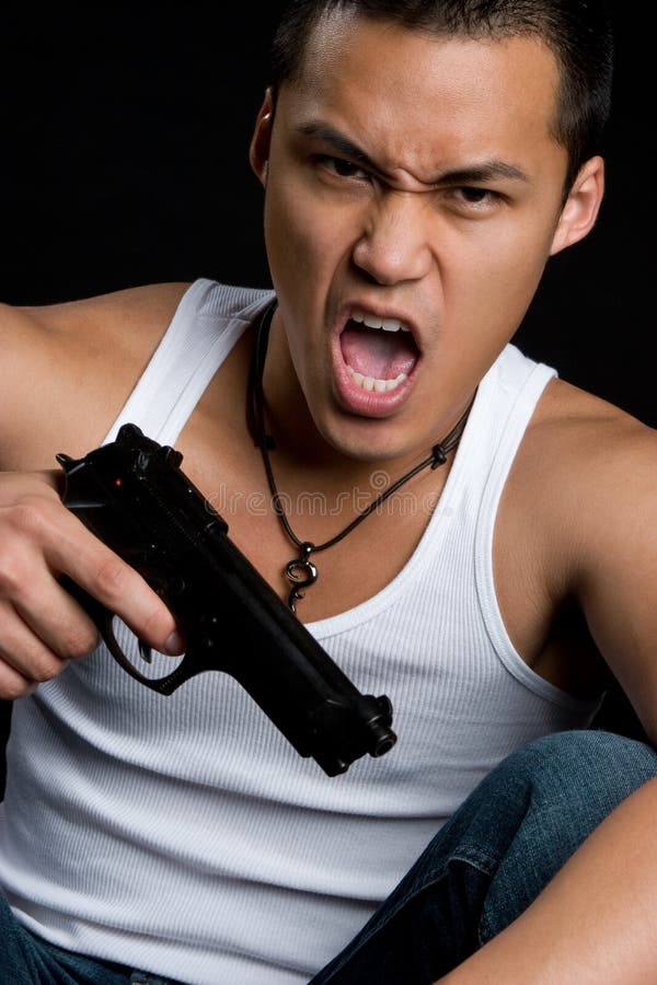 Asian Man Pointing Gun Stock Photos - Free & Royalty-Free Stock Photos ...