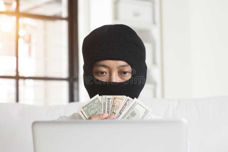 Asian hacker stock photo. Image of crime, laptop, anonymous - 63049806