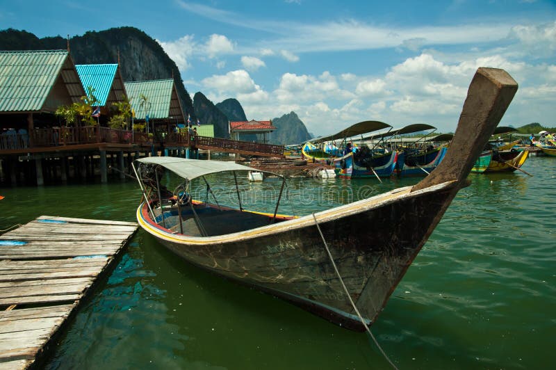 Asian harbor. editorial stock image. Image of ocean, seascape - 22874824