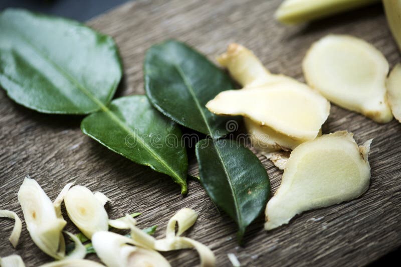 Asian Herbs Cooking Ingredient Stock Photo - Image of plant, nature ...