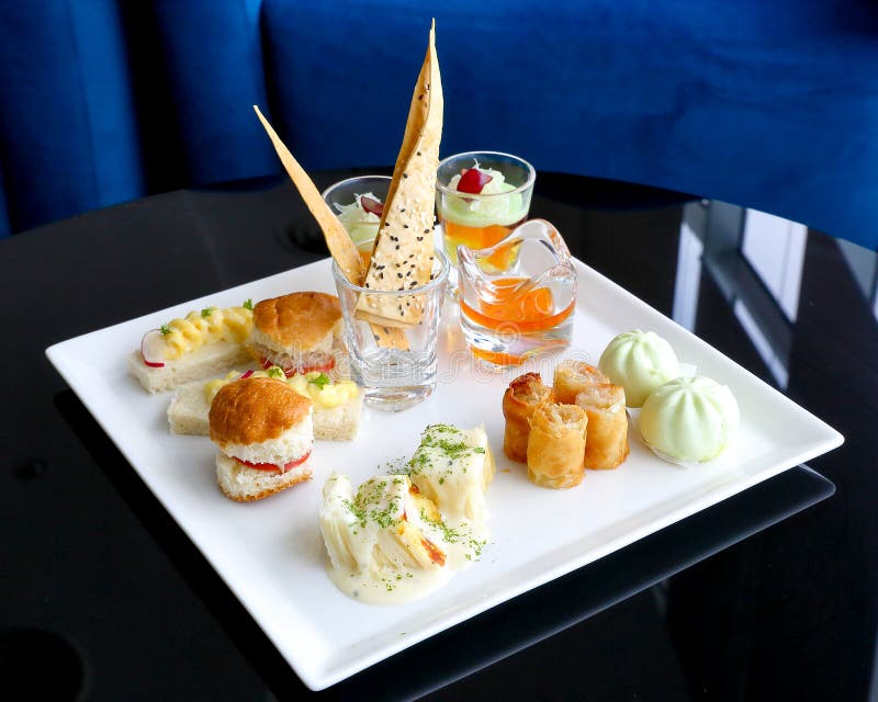 Asian high tea platter stock image. Image of japanese - 77840259