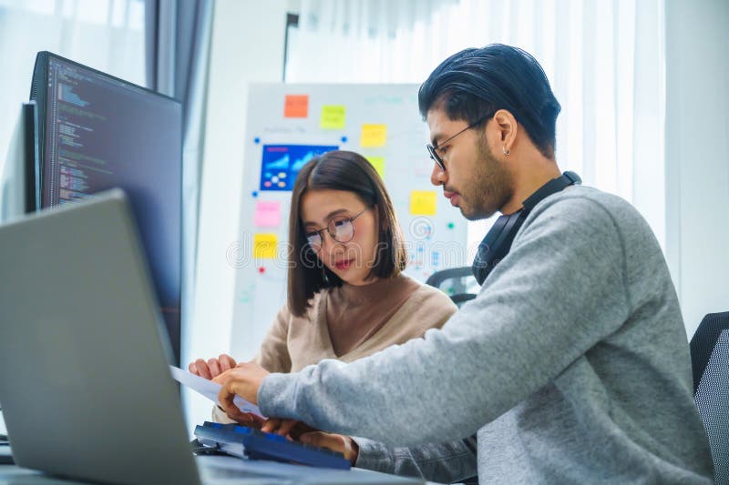 Asian and Indian Developer Team Discussion Feedback Analysis Coding ...