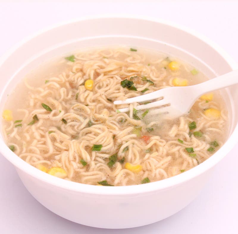Asian instant soup stock photo. Image of dish, food, instant - 40903538