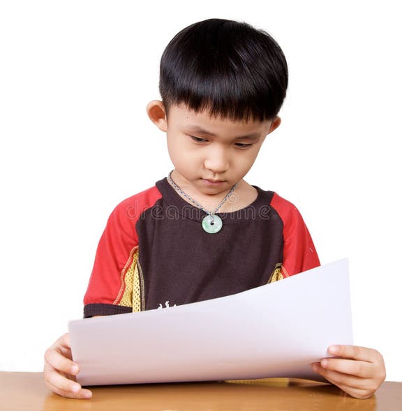 Asian kid stock photo. Image of paper, scold, asian, child - 9687776