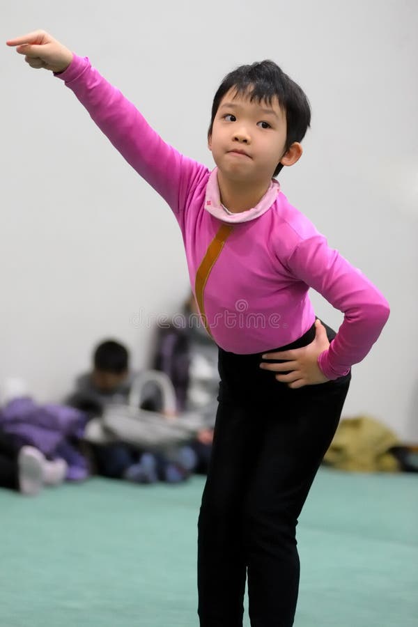 Asian kid dancing stock photo. Image of dancer, activity - 17772250