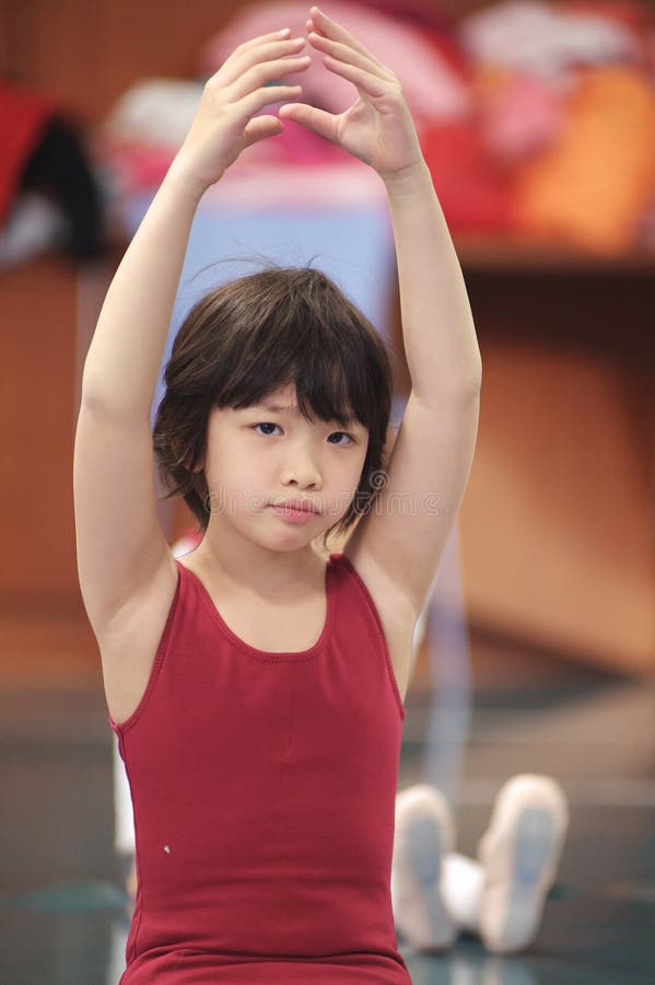 Asian kid dancing stock photo. Image of dancer, activity - 17772250