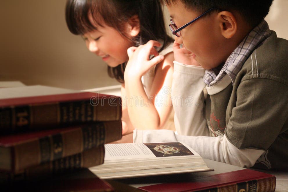 Asian kids stock photo. Image of books, happy, study, hardworking - 2309250