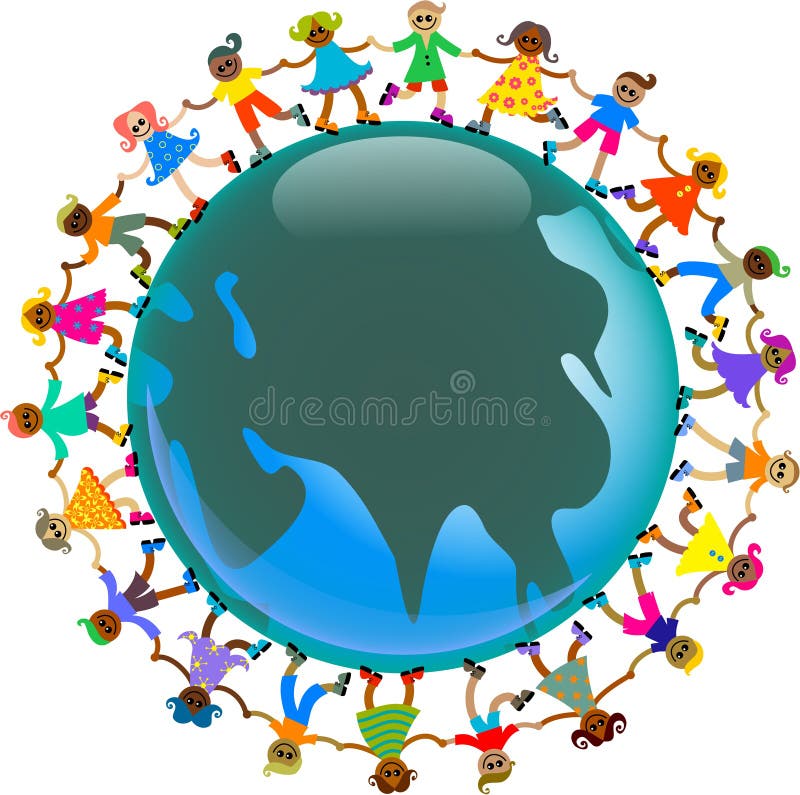 Kids Holding Hands 1 stock vector. Illustration of boys - 10914293