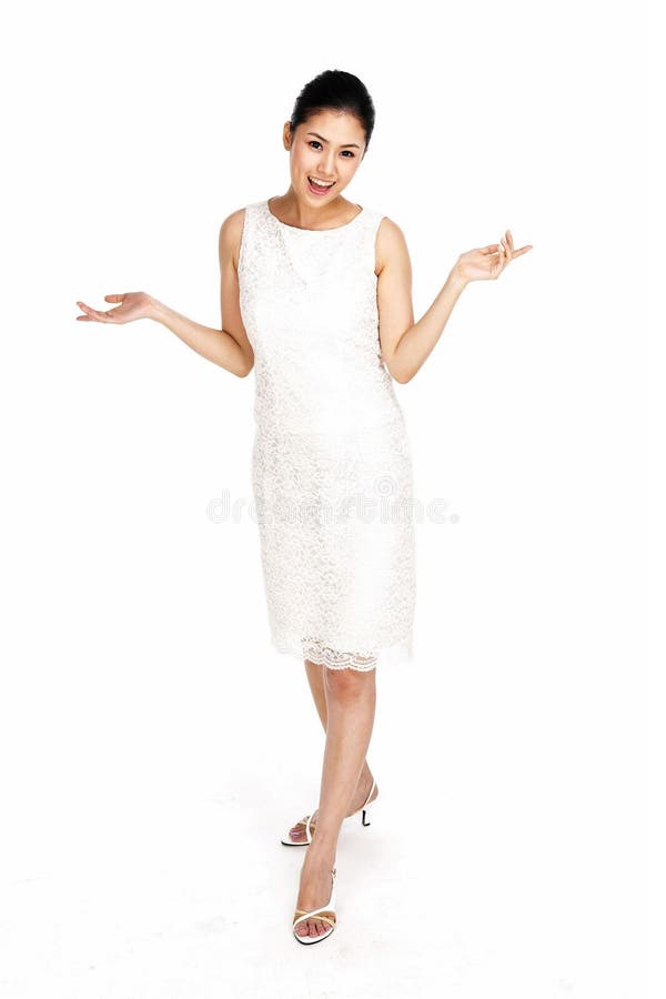 Asian Lady stock photo. Image of smiling, standing, gesture - 869858