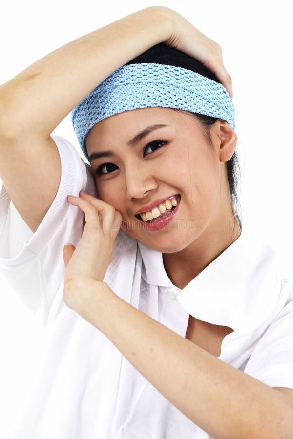 Asian Lady stock image. Image of smiling, korean, pose - 895597