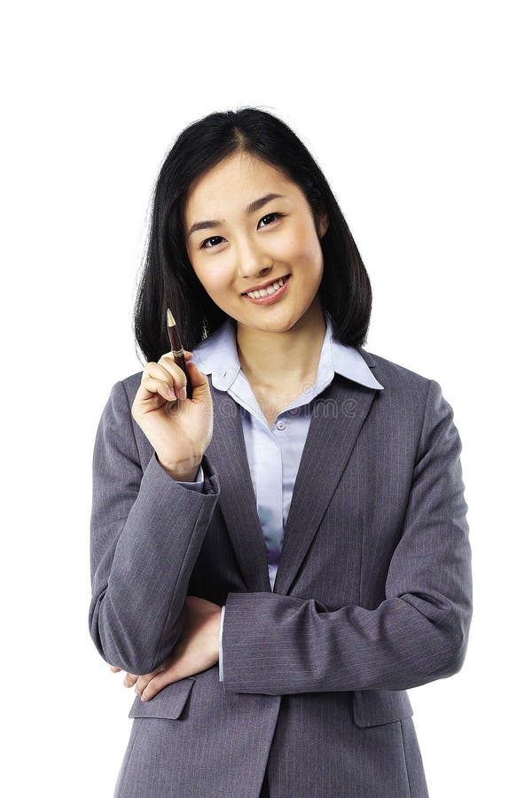 Asian Lady stock image. Image of smiling, korean, pose - 895597