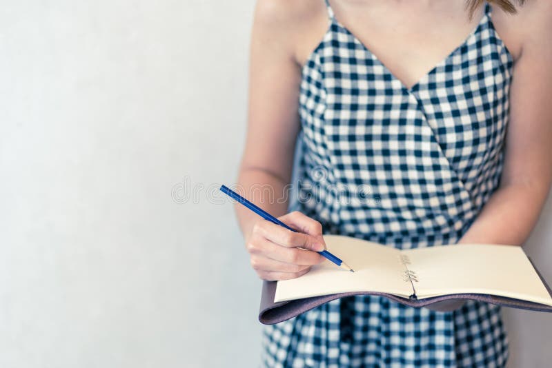 Asian Lady Writing Notebook Diary Concept and Working Planning Concept ... Asian Lady Writing Notebook Diary Concept and Working Planning Concept ...