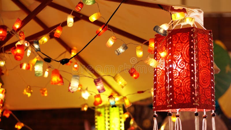 Asian lantern lighting stock image. Image of light, color - 49918631