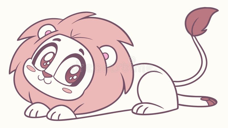 Asian Lion Supportive Goes Office Jar Vector Stock Vector ...