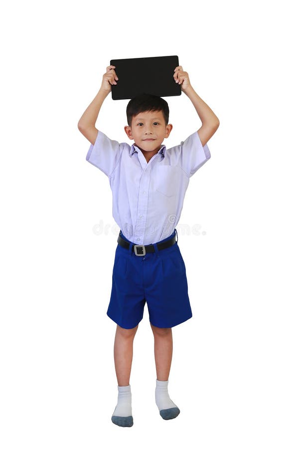Asian Little Boy Age 7 Years Old in Primary or Elementary School ...