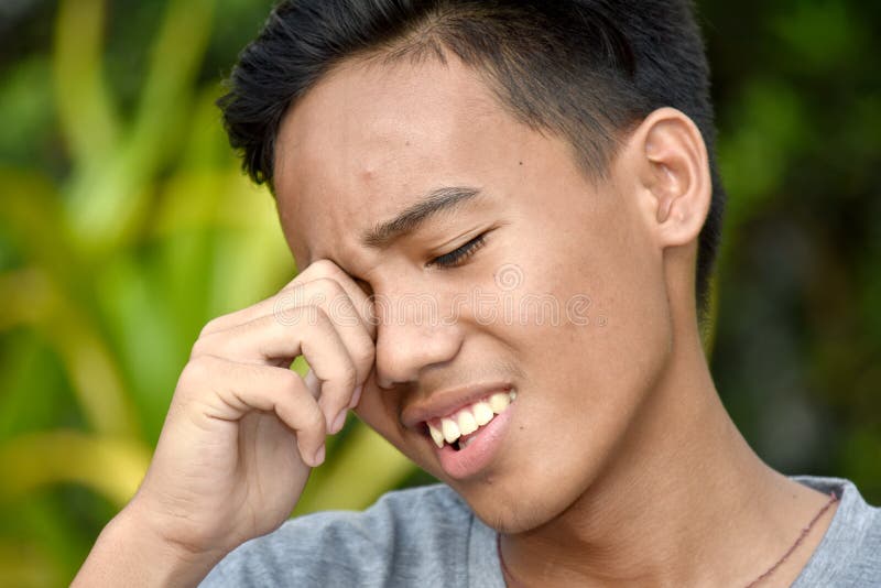 An Asian Male Crying stock photo. Image of asian, male - 141591206