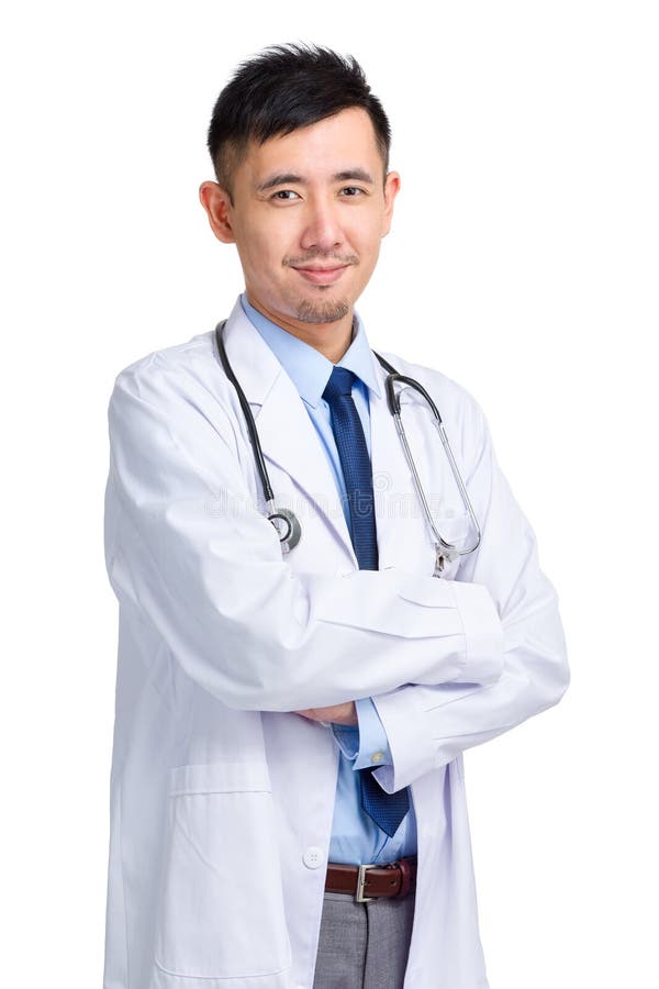Asian male doctor stock image. Image of isolated, person - 41166853