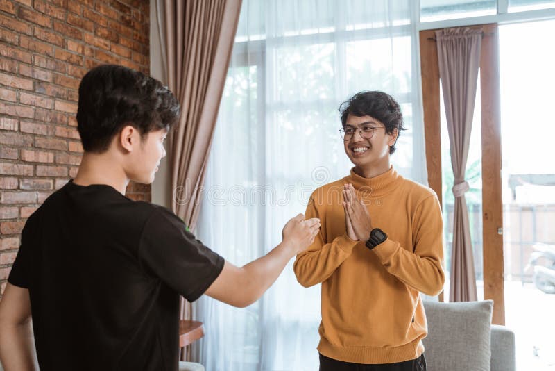 Male refuse to shake hand stock image. Image of female - 176126713