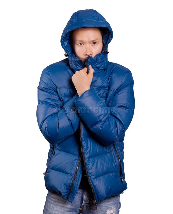 Asian Man in Down Padded Coat Stock Image - Image of year, padded: 48107925