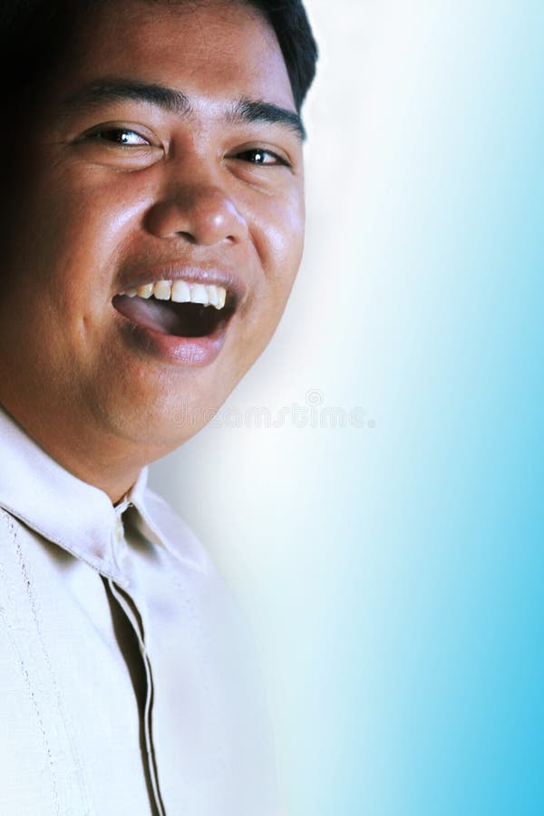 Happy asian man stock photo. Image of male, bright, happy - 3610578