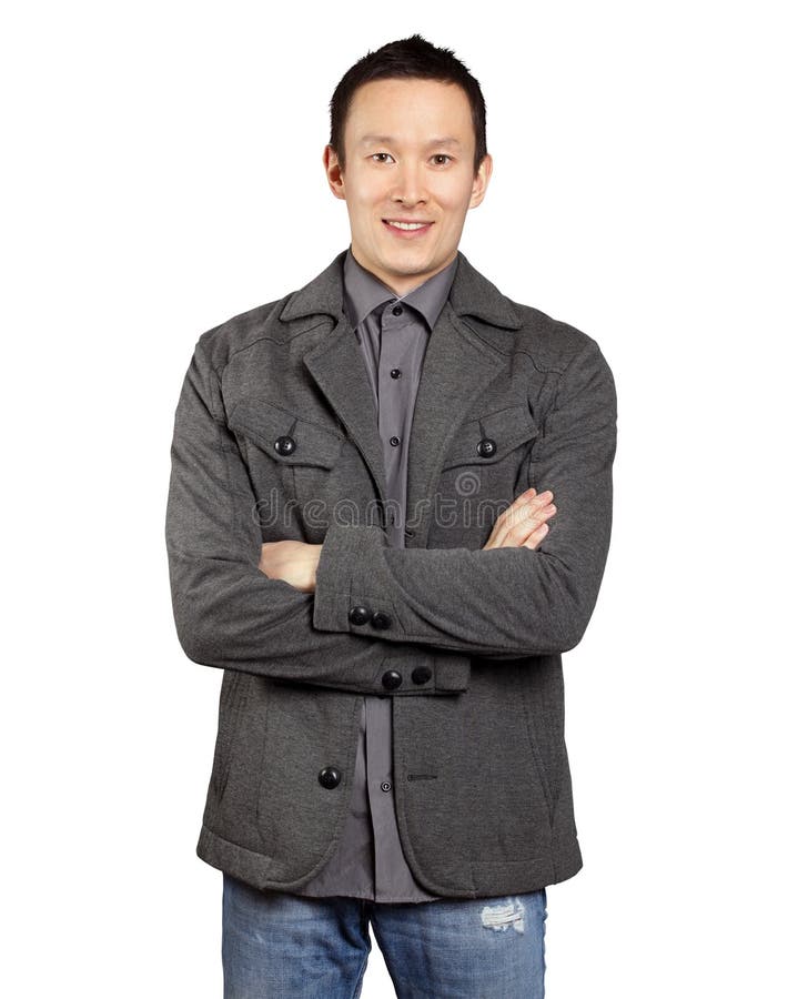 Asian Man with Folded Hands Stock Image - Image of hands, male: 47722925