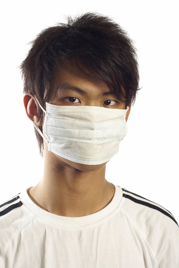 Asian man medical mask stock image. Image of asian, mask - 9707903