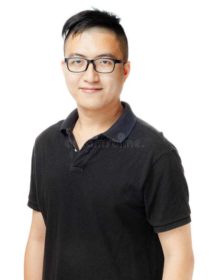 Asian man portrait stock image. Image of isolated, chinese - 33650579