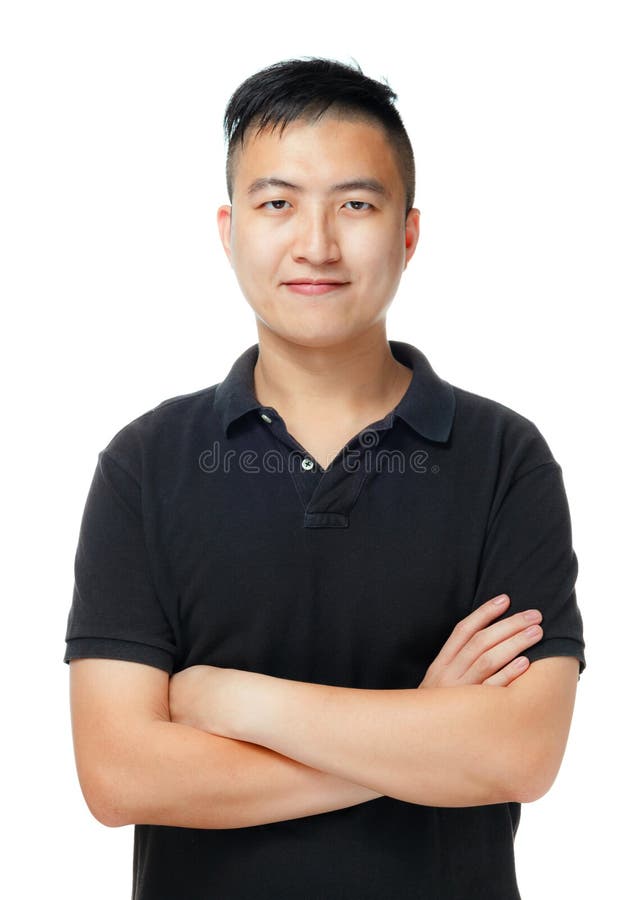 Asian man portrait stock image. Image of single, portrait - 35688157