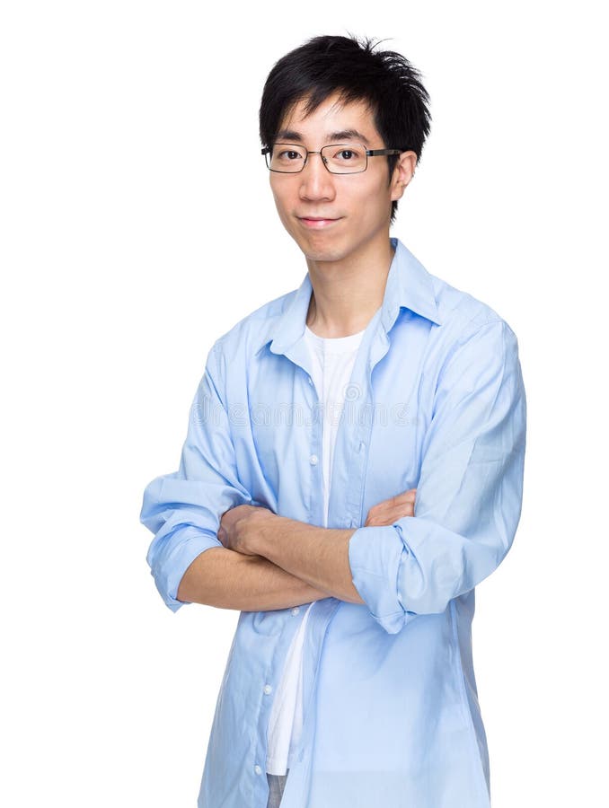 Asian Man with Smart Casual Wear Stock Image - Image of male, chinese ...
