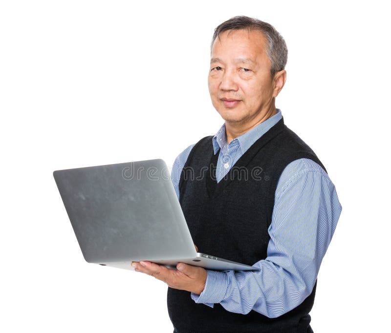 311 Older Asian Business Man Computer Stock Photos - Free & Royalty ...