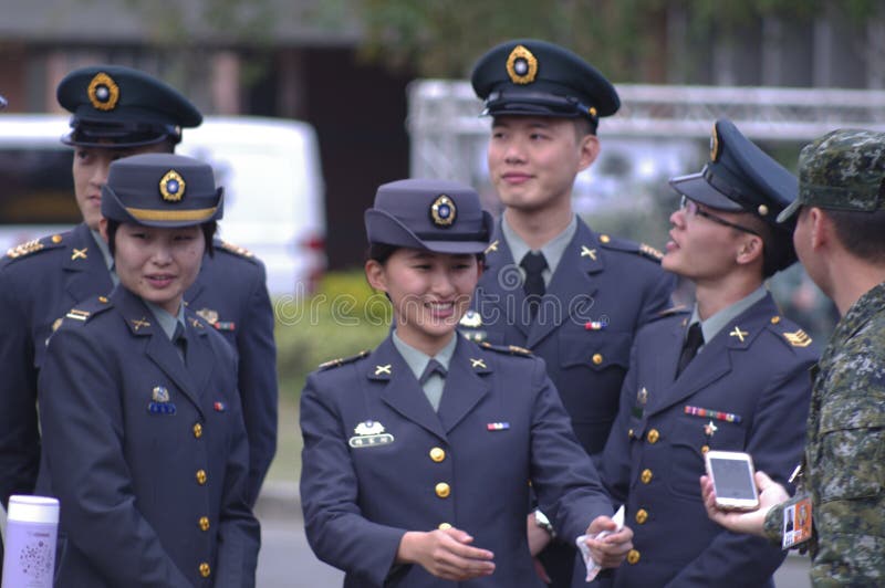 Asian military members stock image. Image of outdoors - 84931619