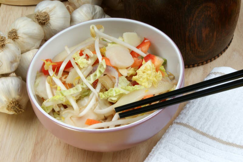 Asian Mixed Vegetable in a Bowl Stock Image - Image of cuisine, taste ...