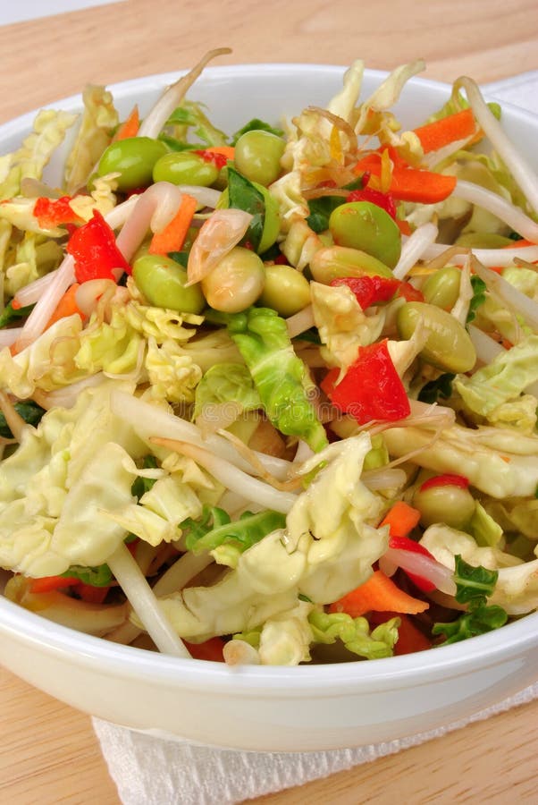 Asian Mixed Vegetable in a Bowl Stock Photo - Image of health ...