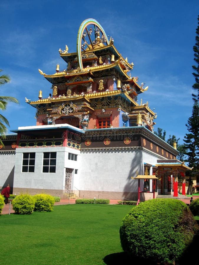 Asian monastery stock photo. Image of building, garden - 4021514