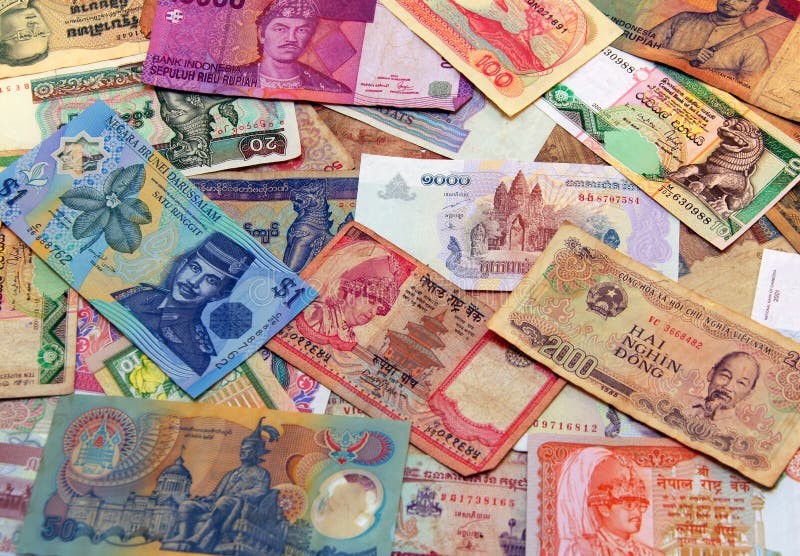 Asian money stock photo. Image of ceylon, nepal, banking - 17778448
