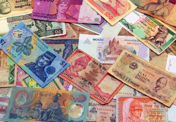 Asian money stock photo. Image of ceylon, nepal, banking - 17778448