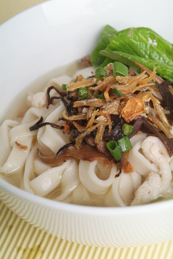 Asian Noodle â€“ Pan Mee stock image. Image of chopsticks - 18512857