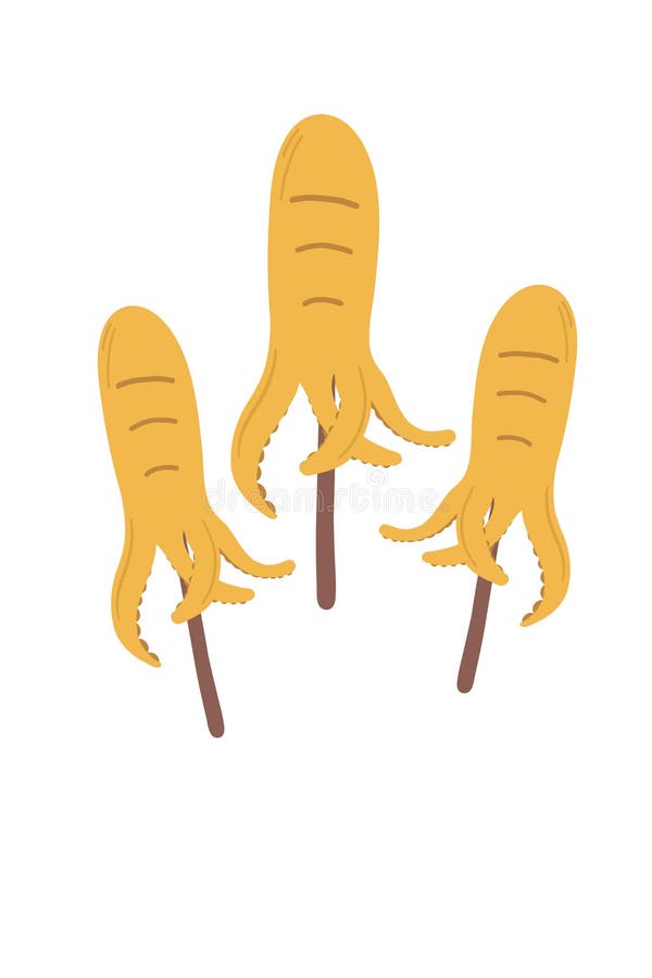 Asian Octopus Sticks Hand Drawn Vector Set Stock Vector - Illustration ...
