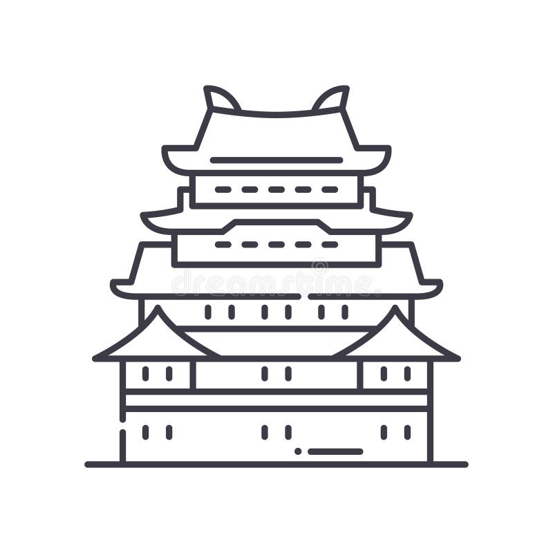 Palace Outline Stock Illustrations – 4,488 Palace Outline Stock ...