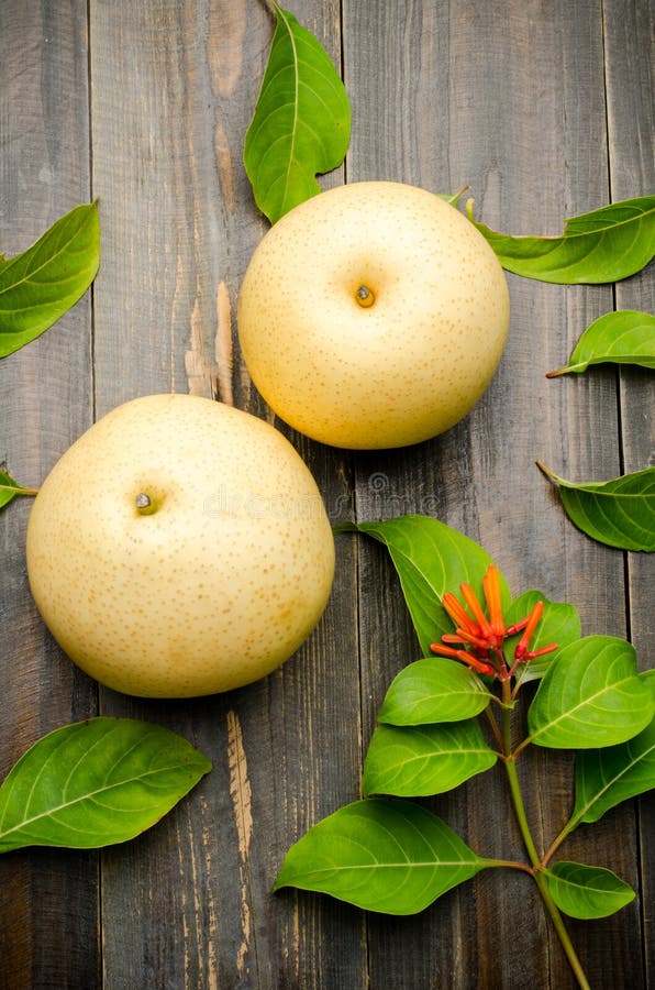 Asian pear stock photo. Image of white, ripe, juicy, black - 58962864