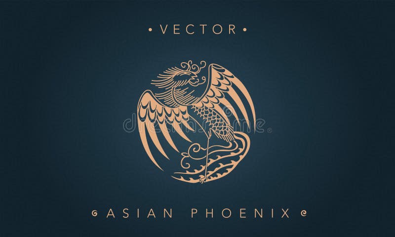 Asian Phoenix Art Pattern Chinese Phoenix Stock Vector - Illustration ...