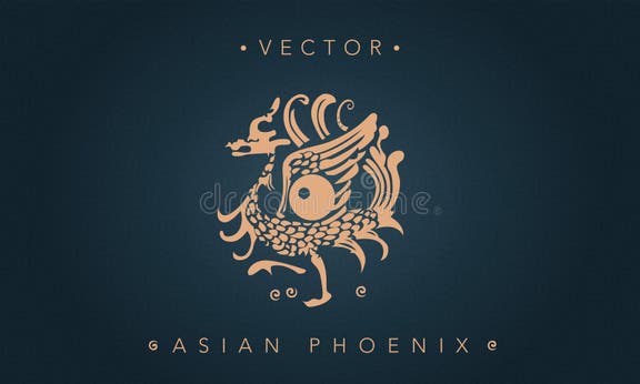 Asian Phoenix Art Pattern Chinese Phoenix Stock Vector - Illustration ...