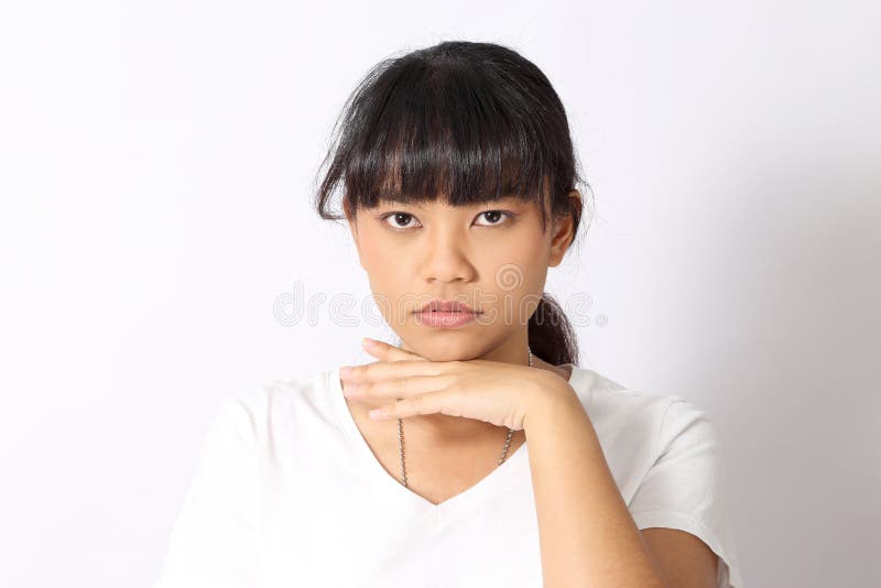 Asian Portrait stock photo. Image of charming, portrait - 158223822