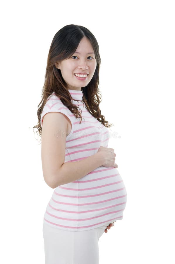 Asian Pregnant Woman Royalty Free Stock Photos - Image: 22098558