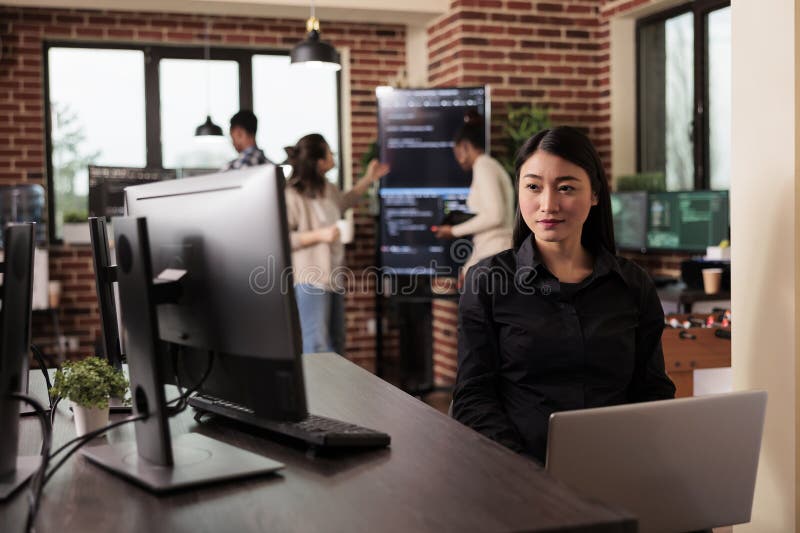 Asian Programmer Typing Machine Learning Server Code Stock Image Image Of Code Program 276947917