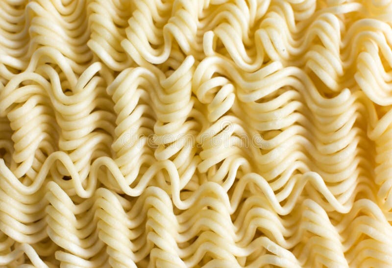 Asian Ramen Instant Noodles Isolated on White Background Stock Image ...