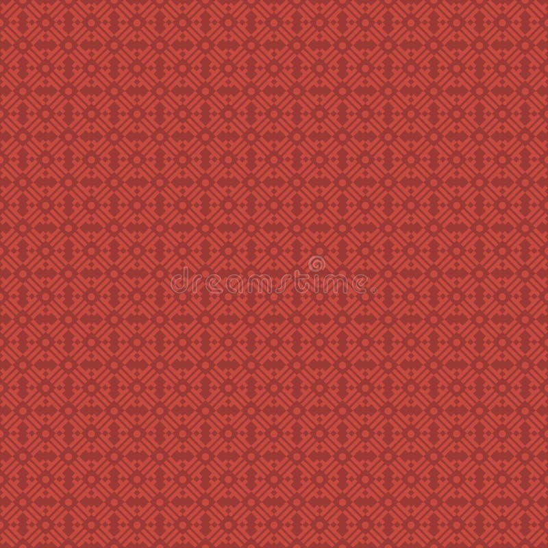 Asian Red Two Tone Texture Seamless Repeat Design Stock Illustration ...